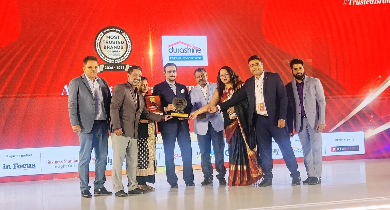 Tata BlueScope Steel’s DURASHINE®: Among ‘Most Trusted Brands of India ...